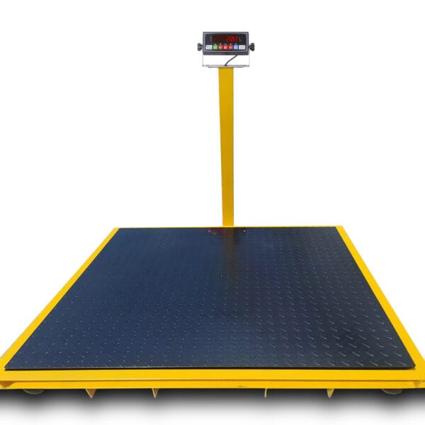 PS-10KF-PF Mobile Industrial Floor Scale with Frame, Lift Channels and ...