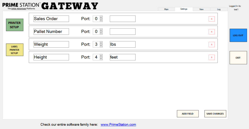 Prime Station Gateway Software Connect/Store/Distribute Machine Data ...
