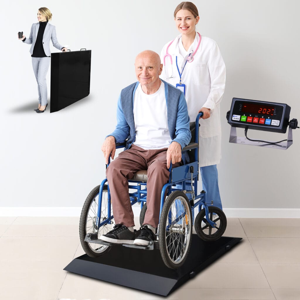 PS-WCS 500kg Wheelchair Medical Scale with Reading Indicator - Prime ...